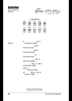 Play Official version of Satisfied Sheet Music by Bette Midler, Bob ...