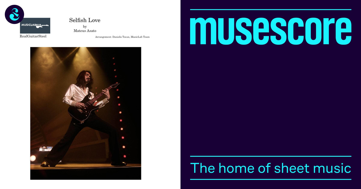 Selfish Love – tocandaniela Sheet music for Guitar, Drum group (Mixed ...