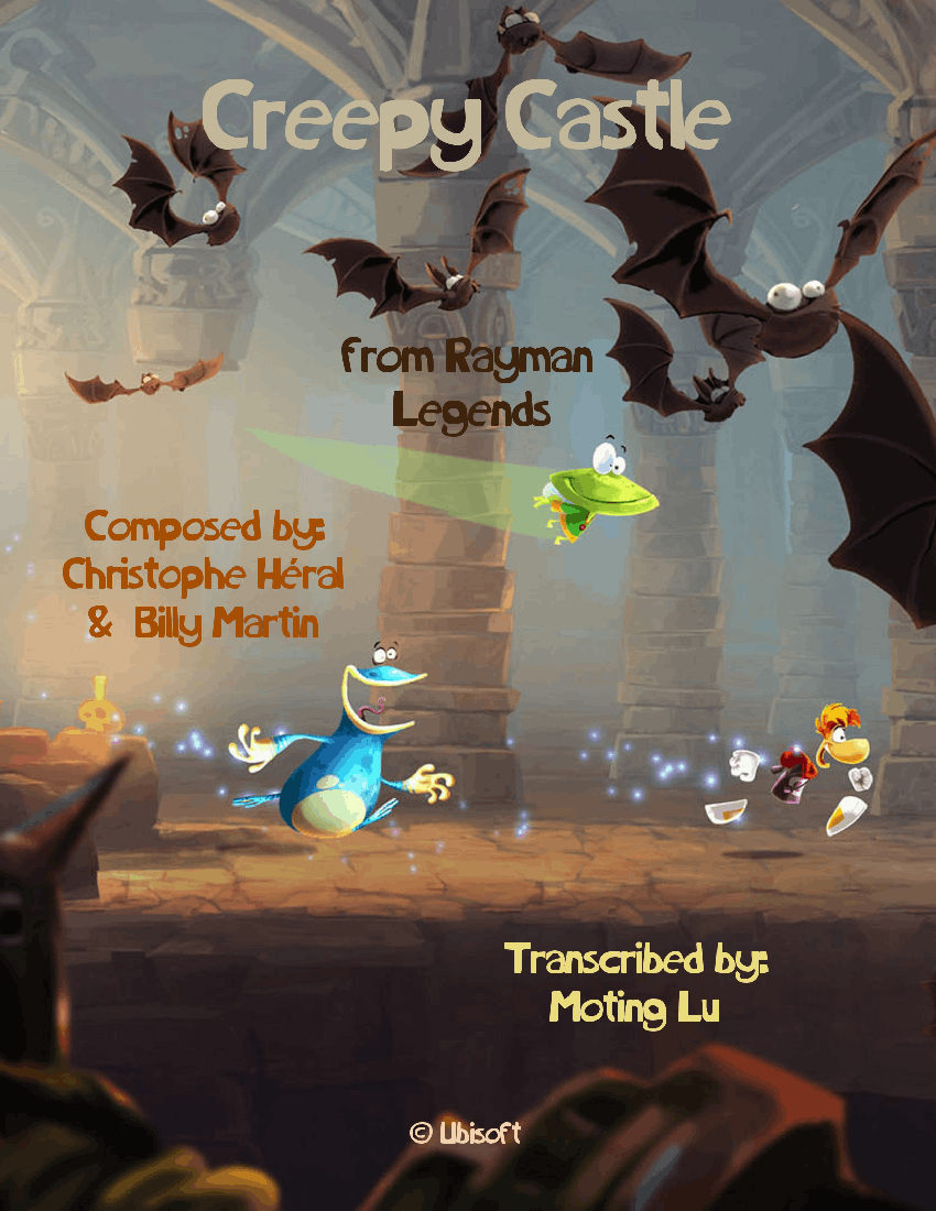 Creepy Castle – Rayman Legends Sheet music for Trombone, Bassoon, Drum ...
