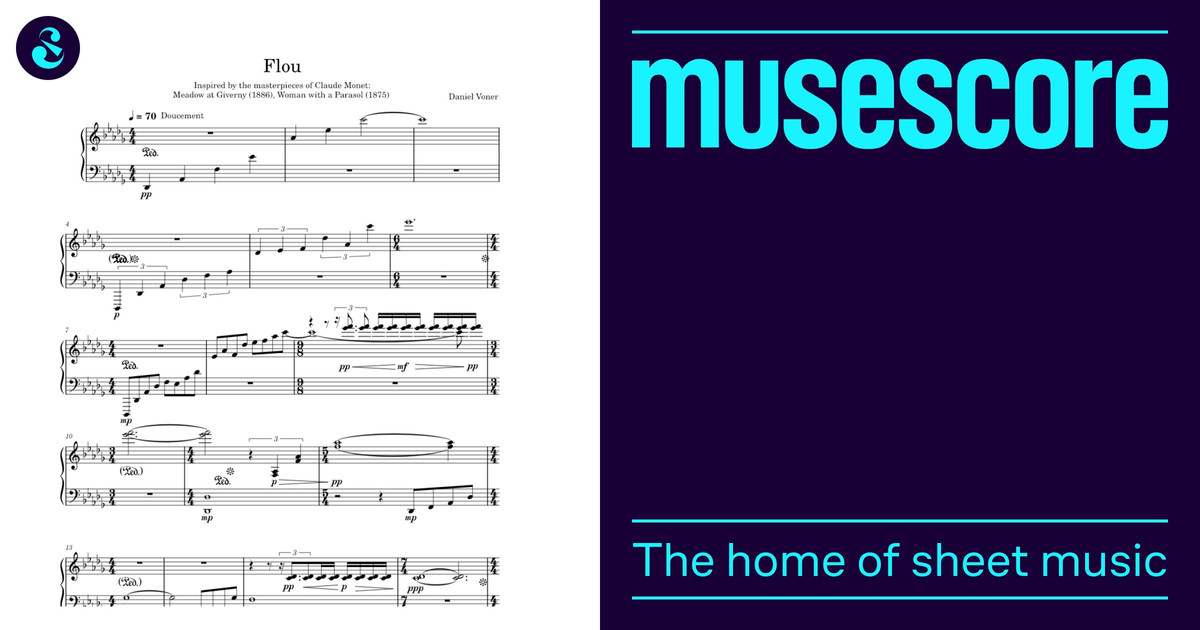 Flou Sheet music for Piano (Solo) | Musescore.com
