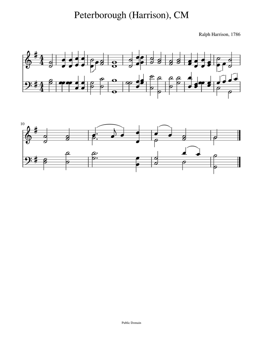 What majesty and grace - Samuel Stennett Sheet music for Piano (Piano ...