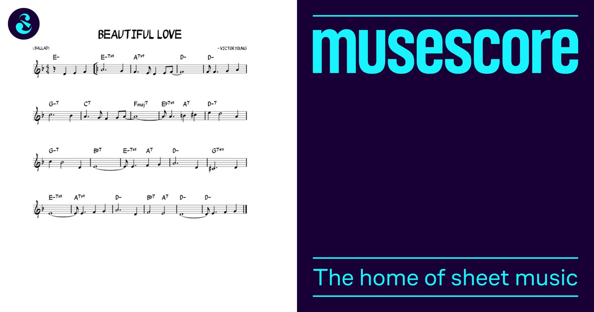 BEAUTIFUL LOVE Sheet music for Piano (Solo) Easy | Musescore.com