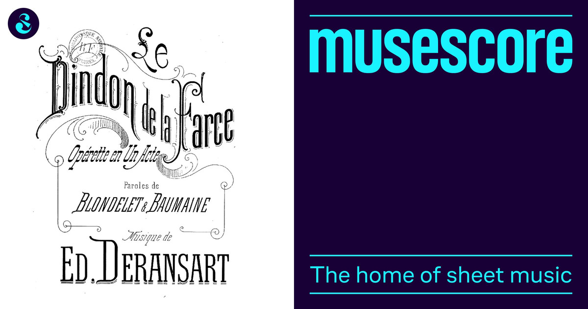 le dindon de la farce – Edouard Deransart Sheet music for Piano (Solo) | Musescore.com