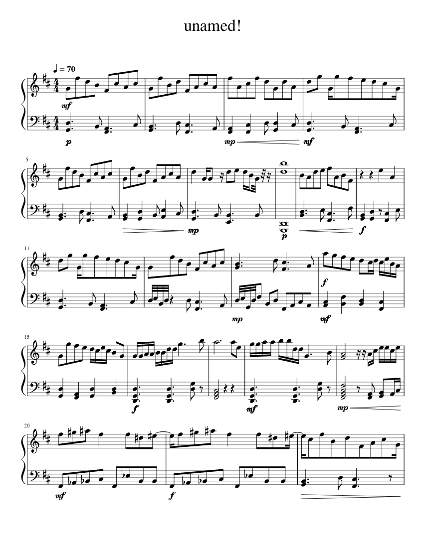 Chaotic Good Sheet music for Piano (Solo) | Musescore.com