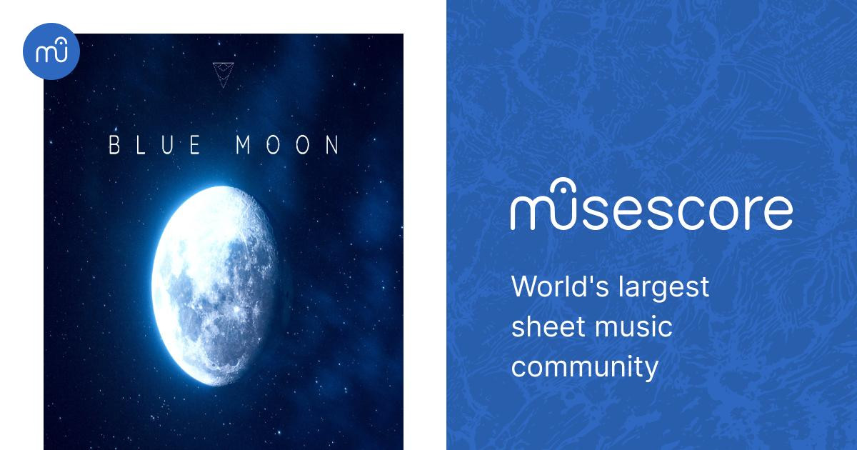 The Blue Moon Sheet music for Piano (Solo) | Musescore.com