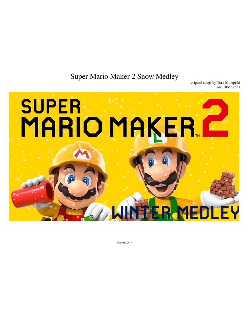 snow super mario maker