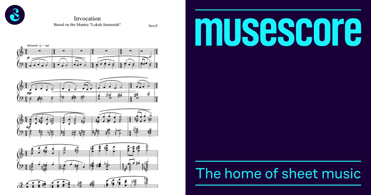 Invocation Sheet music for Piano (Solo) | Musescore.com
