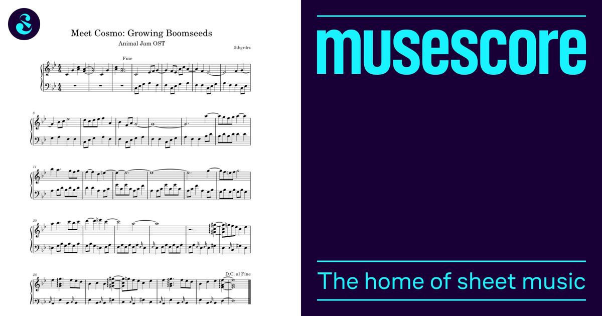 cosmo Sheet Music for Piano (Solo) Easy | MuseScore.com
