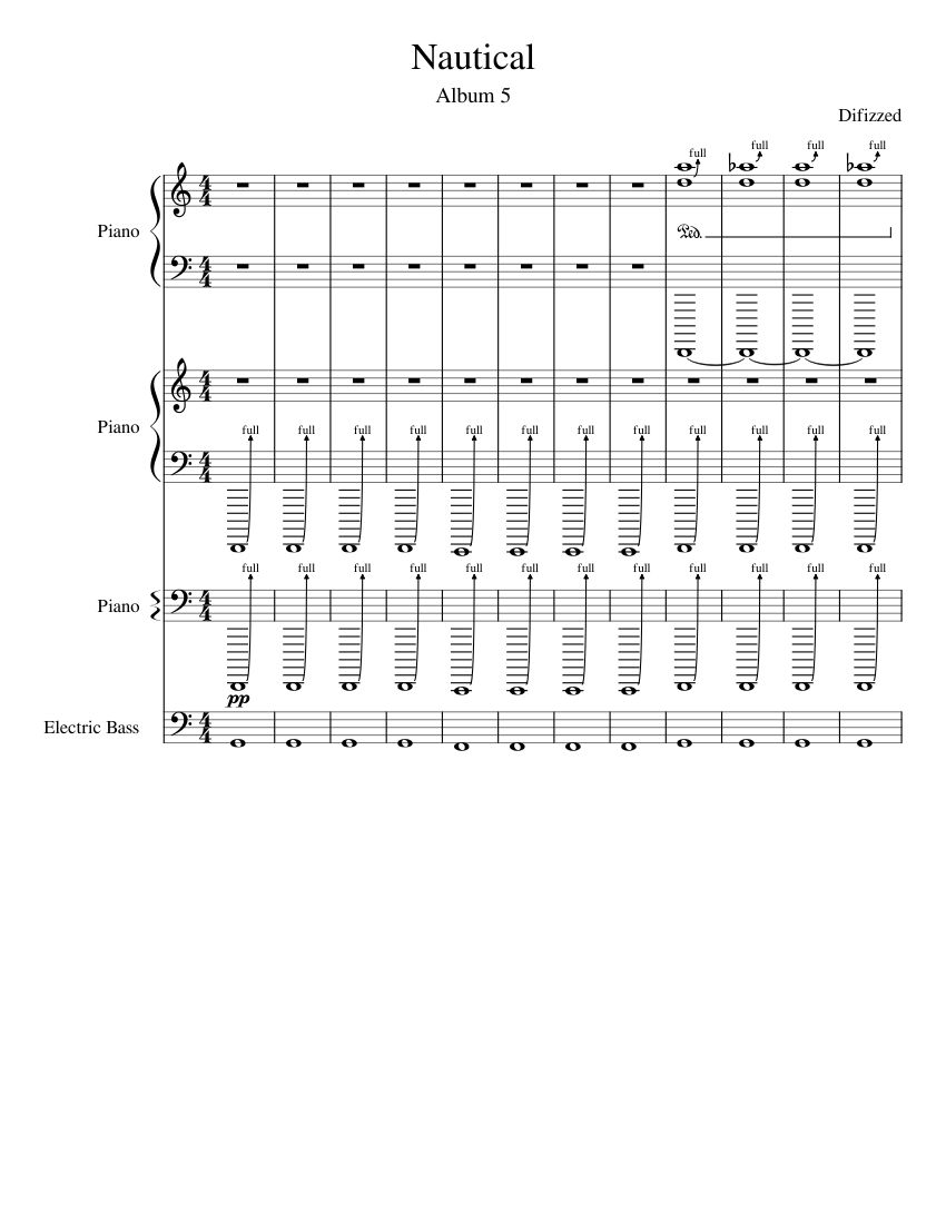 Nautical - piano tutorial