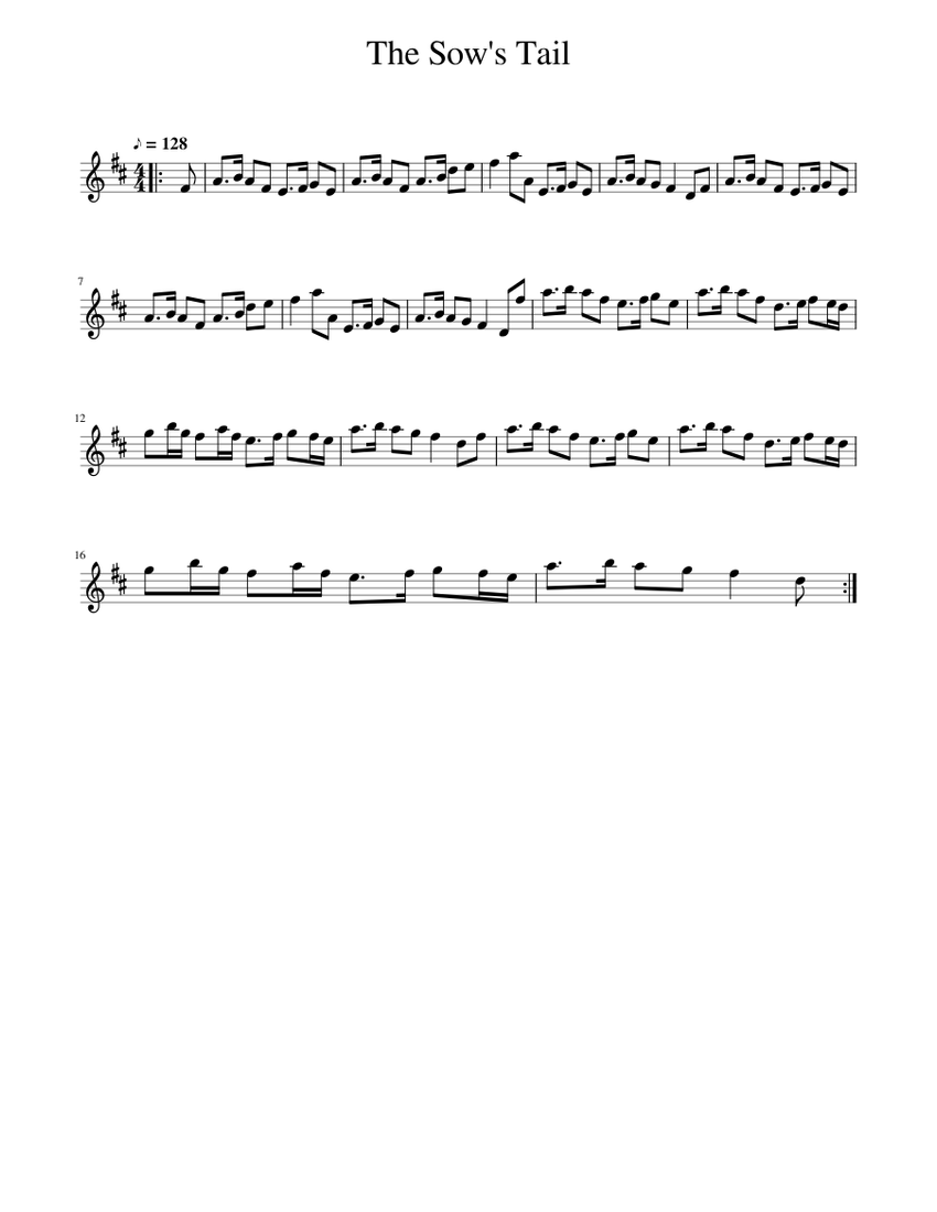 The Sow's Tail Sheet music for Piano (Solo) | Musescore.com