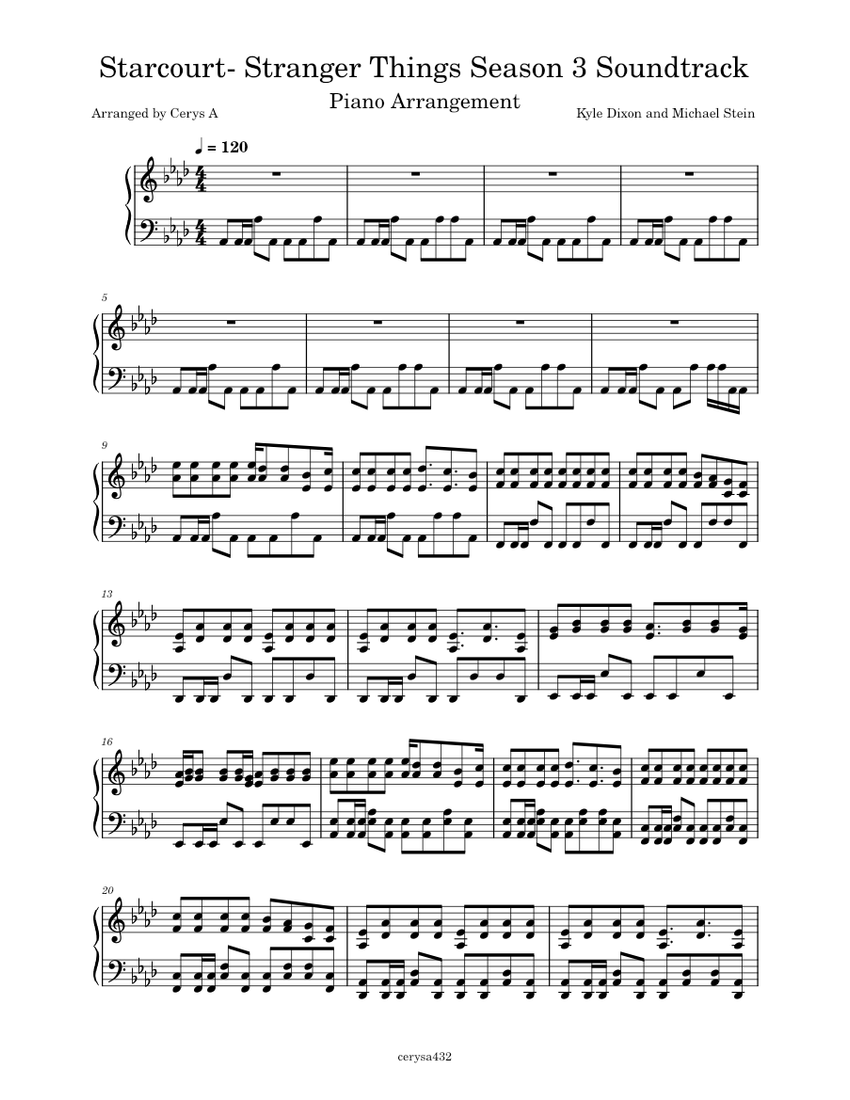 Starcourt – Kyle Dixon and Michael Stein Starcourt- Stranger Things ...