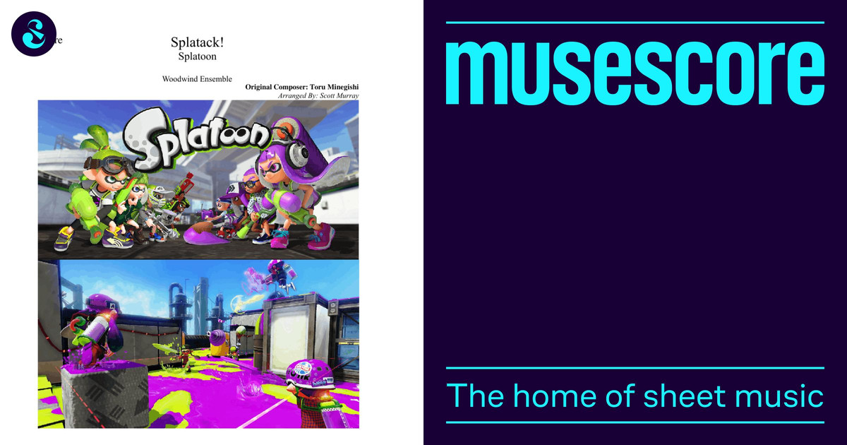 Splatoon - Splattack! (Woodwind Ensemble) (Updated!) Sheet music for ...