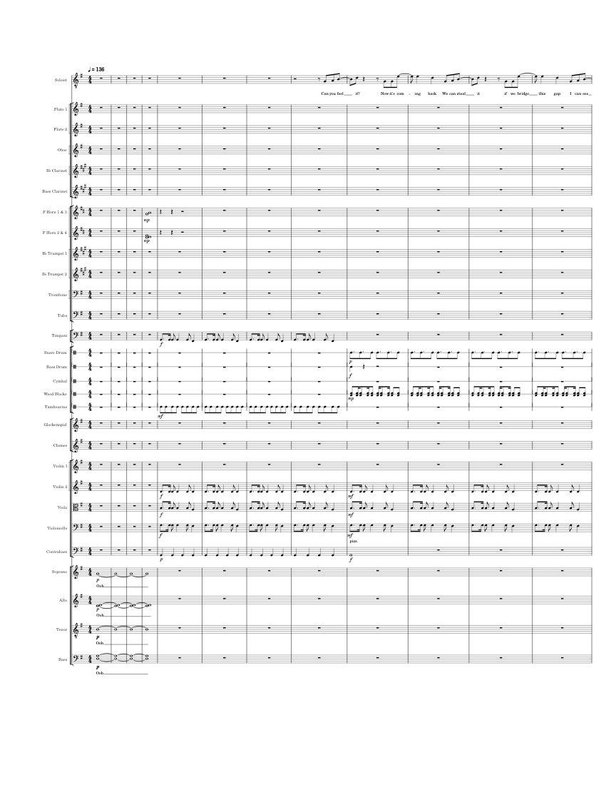Geronimo - Sheppard (Symphony Orchestra) Sheet Music for Piano ...