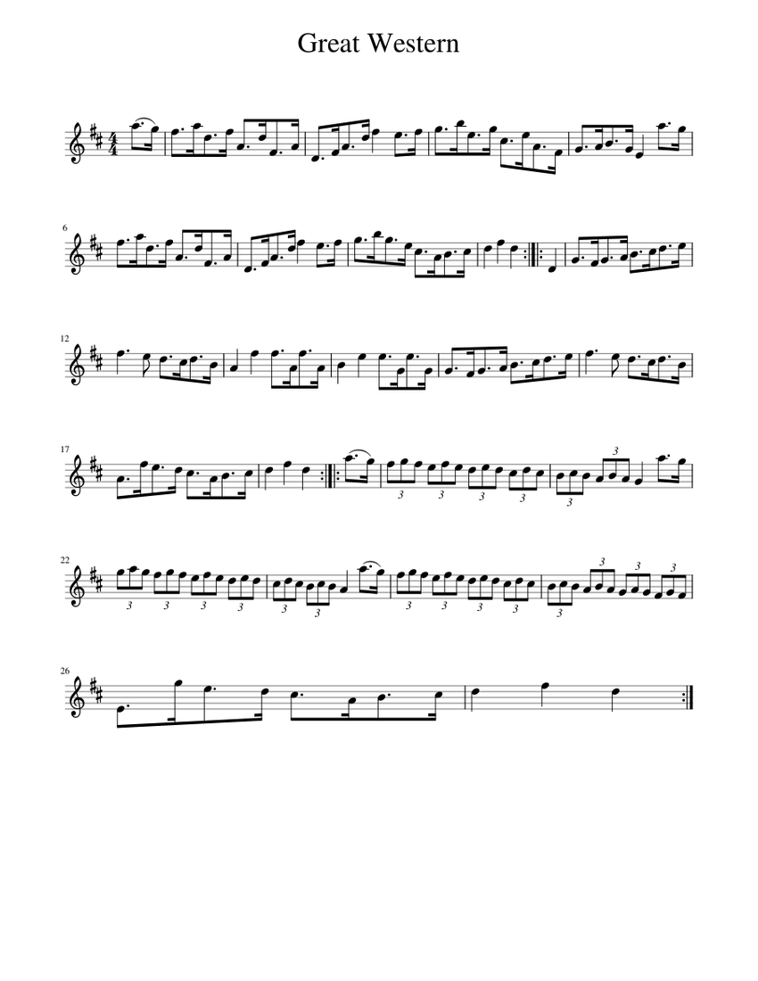 Great Western Piano Tutorial