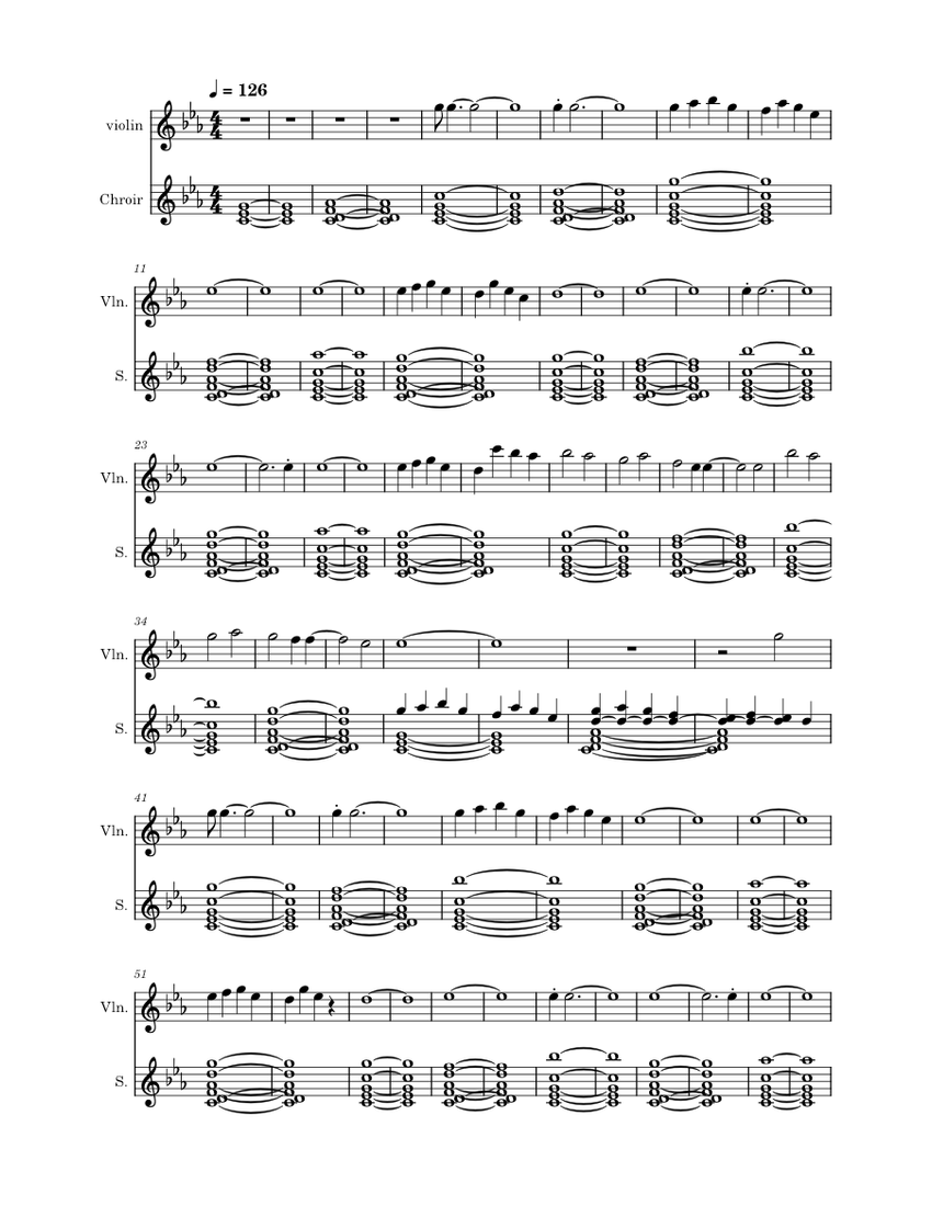 A Faint Memory Sheet music for Soprano, Violin (Mixed Duet) | Musescore.com