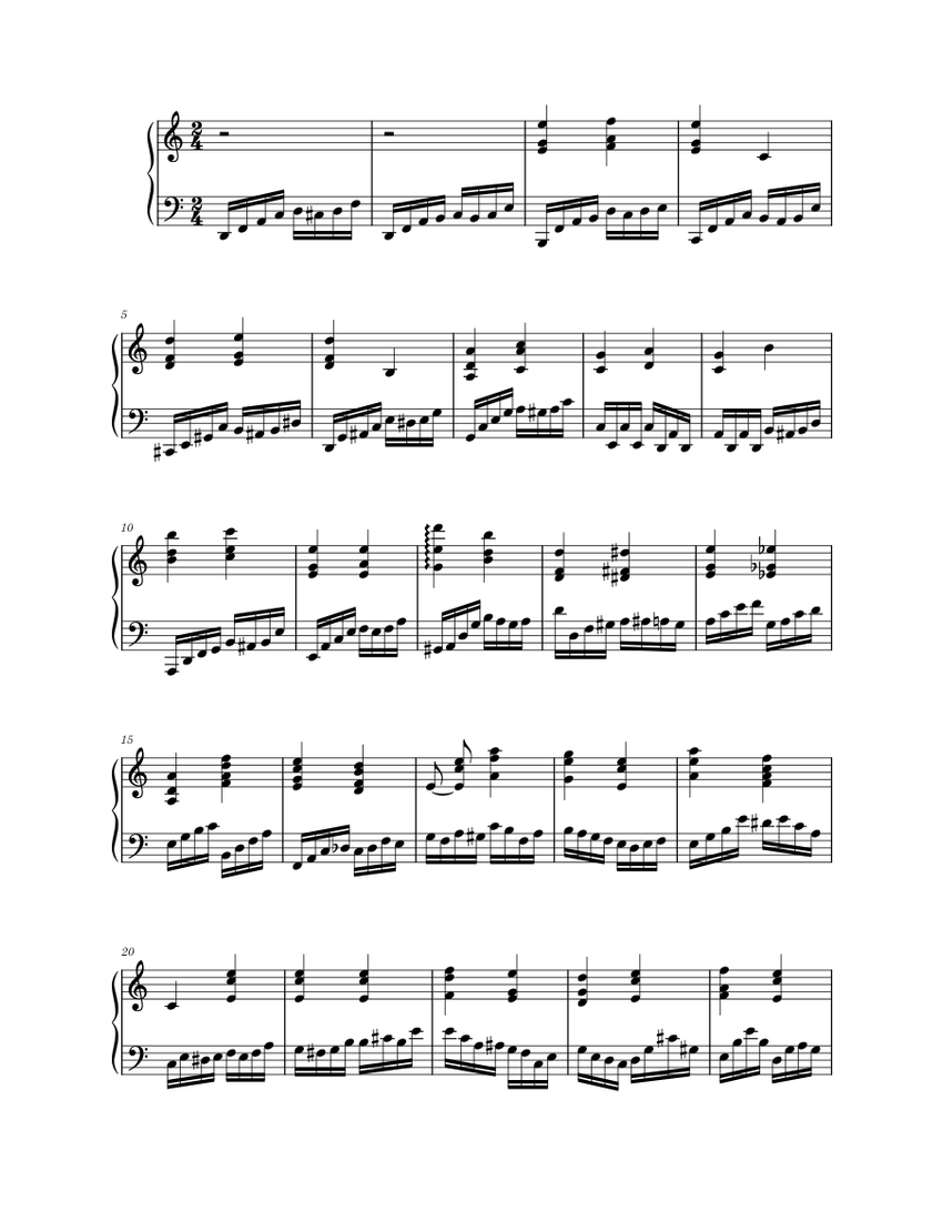 Cursed Prelude Sheet music for Piano (Solo) | Musescore.com