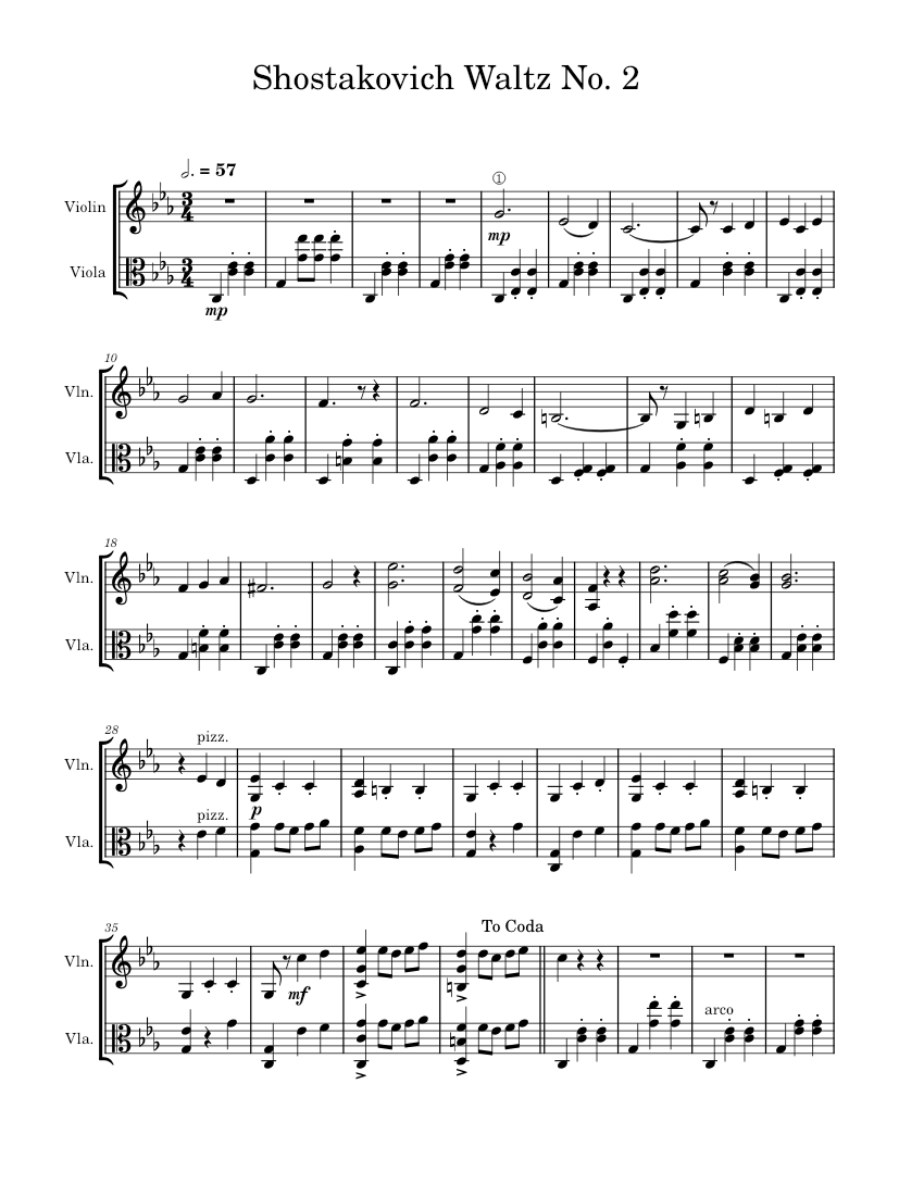 Waltz no. 2 - Shostakovich - piano tutorial