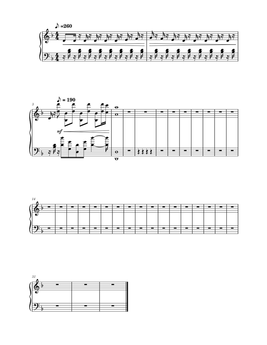 Fast Fingers Sheet music for Piano (Solo) | Musescore.com