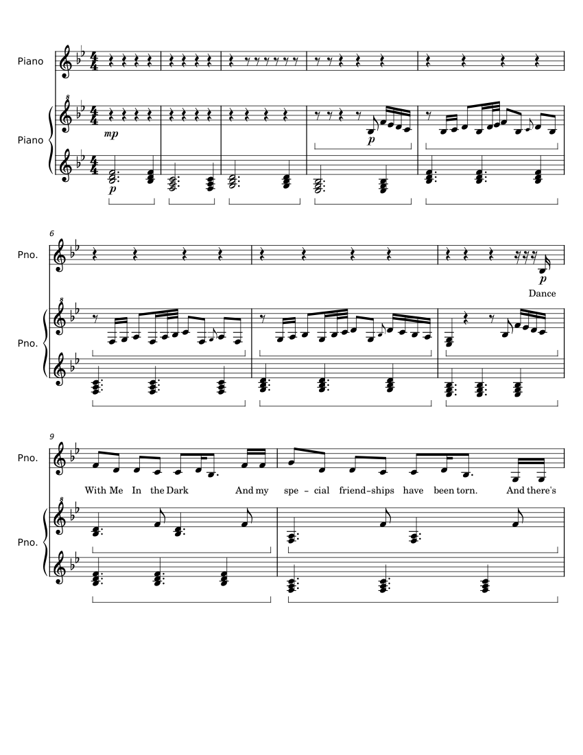 Shackled Hands – Trey Kent Sheet music for Piano (Solo) | Musescore.com