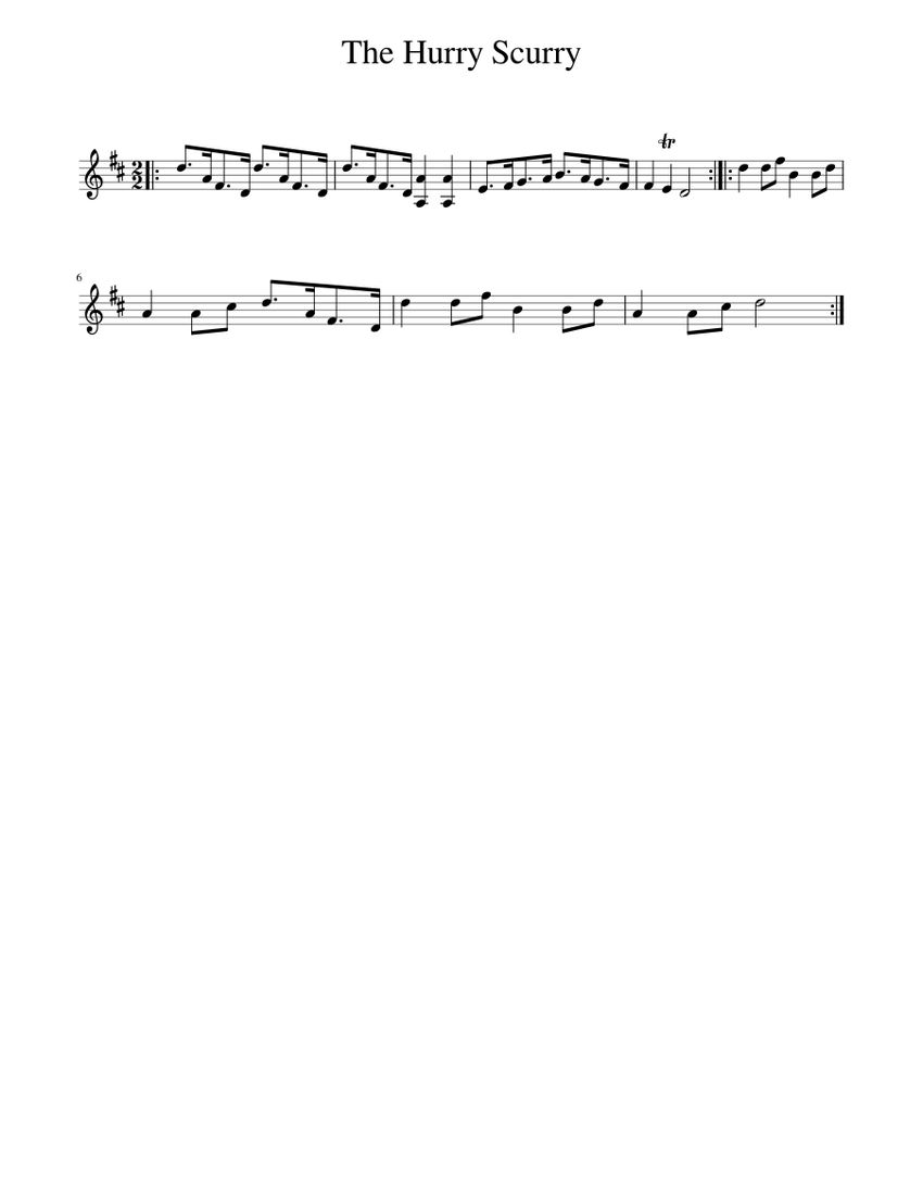The Hurry Scurry Sheet music for Piano (Solo) Easy | Musescore.com