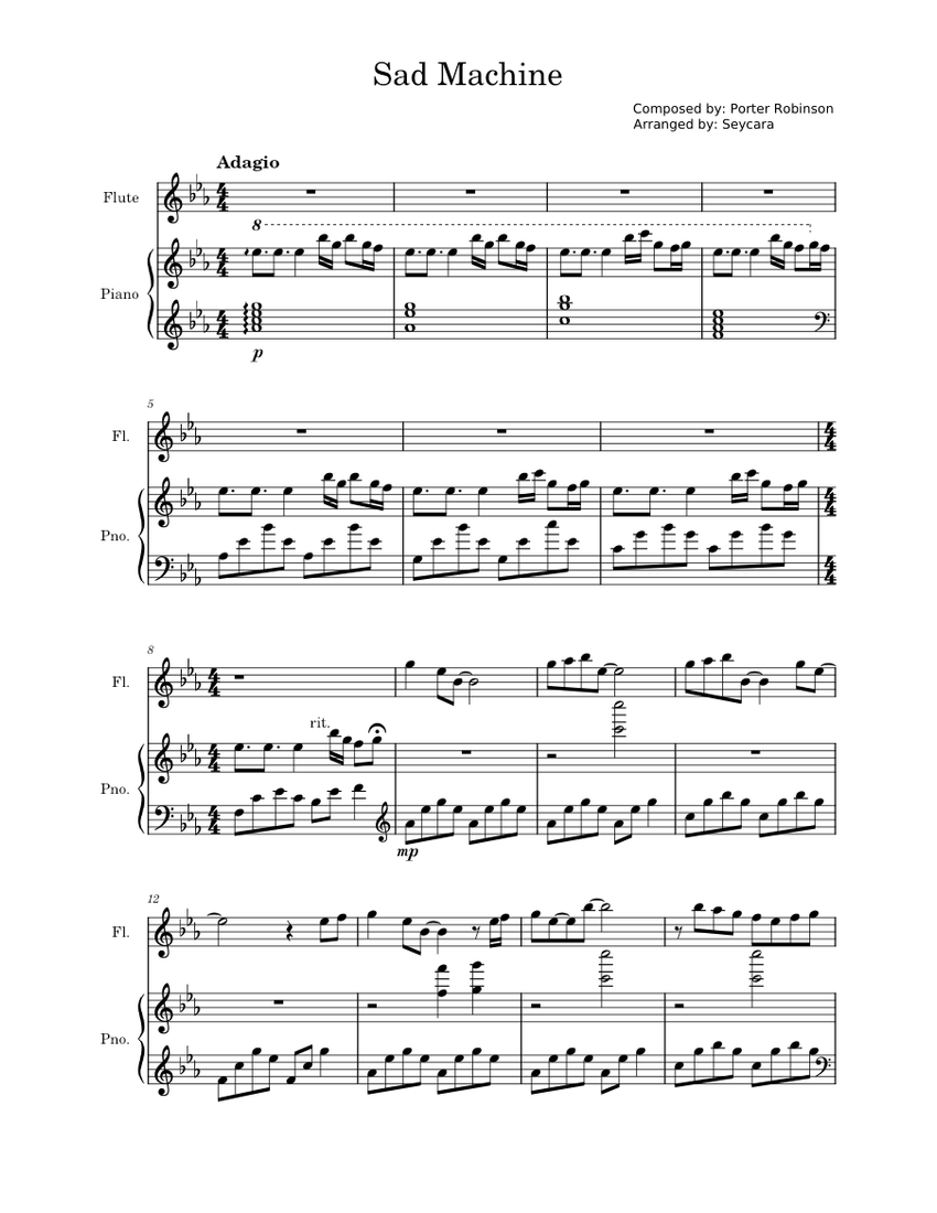 Sad machine – Porter Robinson Sad machine by Porter Robinson Arr ...