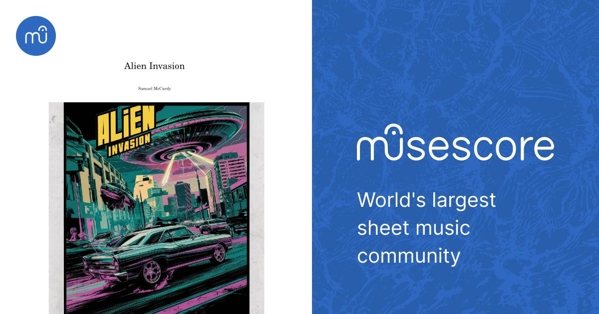 Alien Invasion - Music By Samuel McCurdy Sheet Music for Trombone, Tuba ...