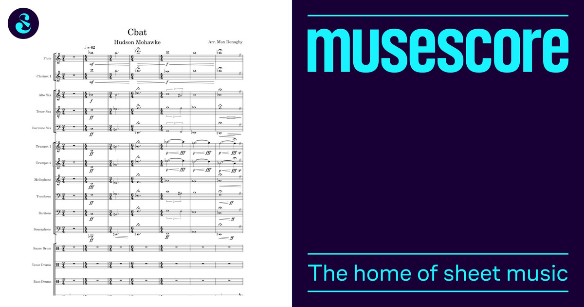 Cbat – Hudson Mohawke Cbat Sheet music for Trombone, Tuba, Flute ...