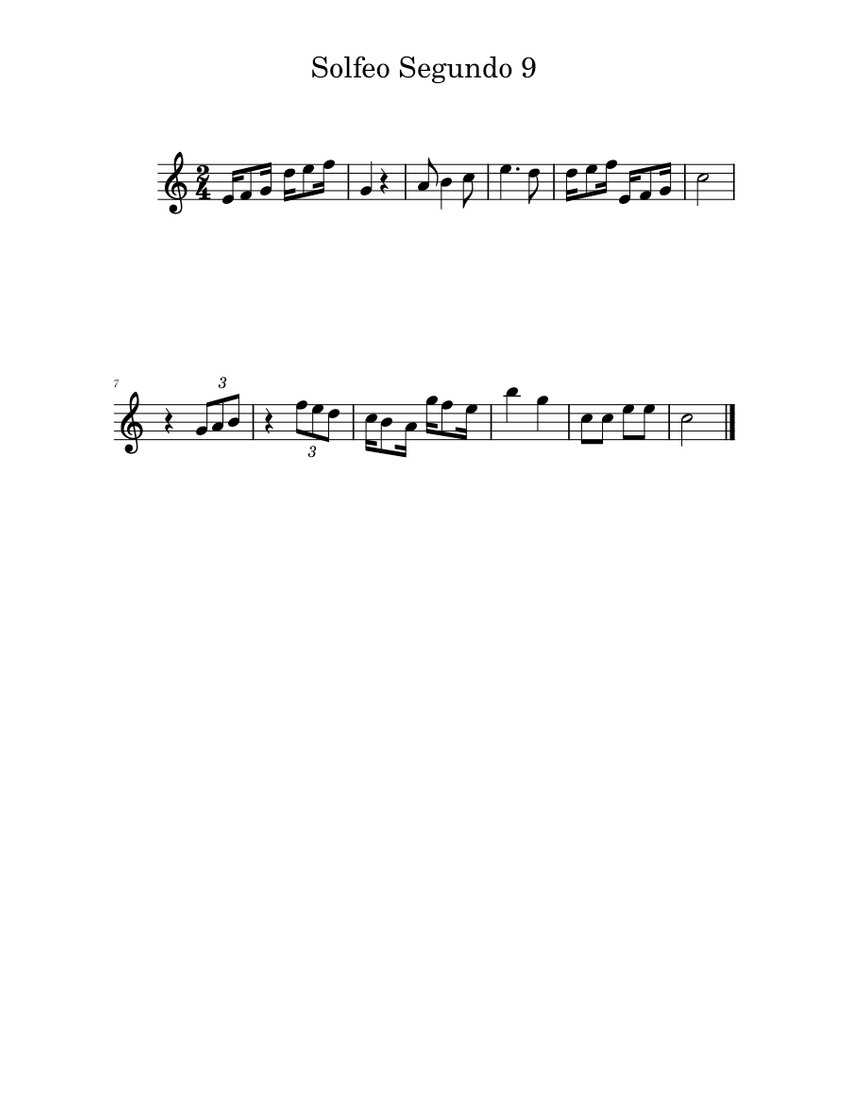 Solfeo Segundo 9 Sheet music for Piano (Solo) Easy | Musescore.com