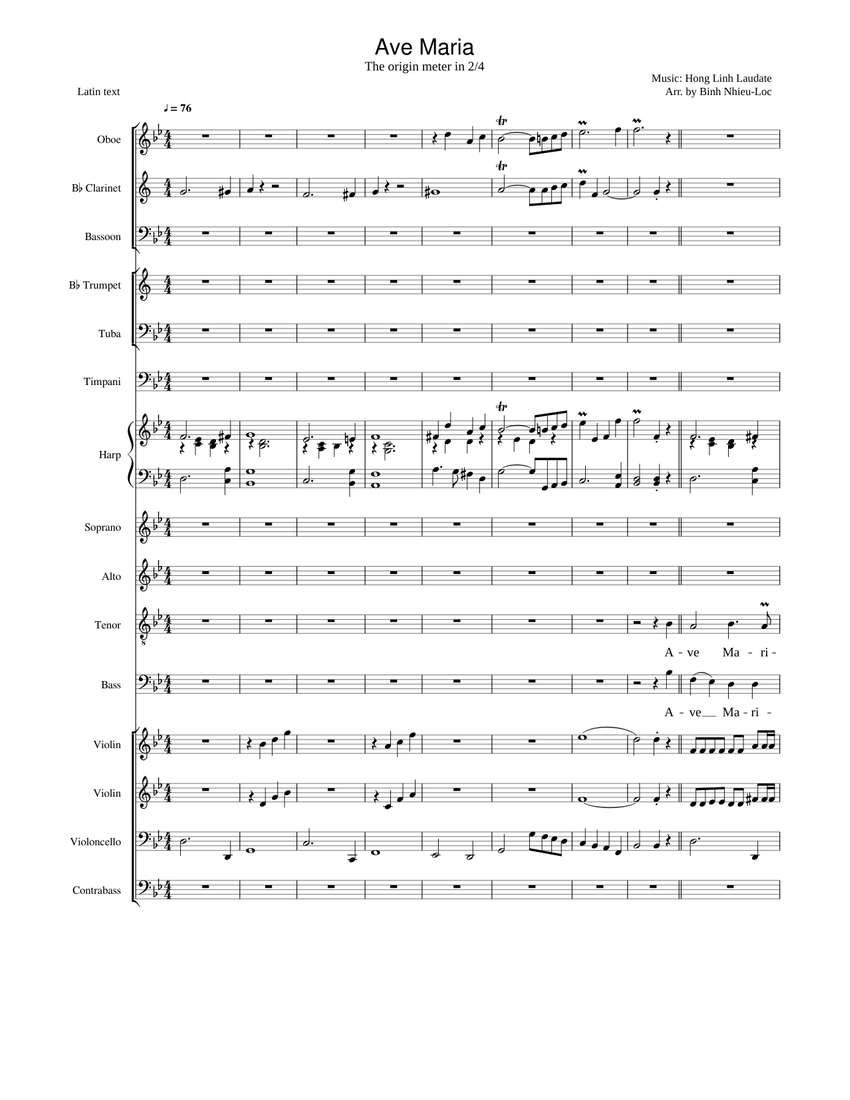 Ave Maria band - piano tutorial