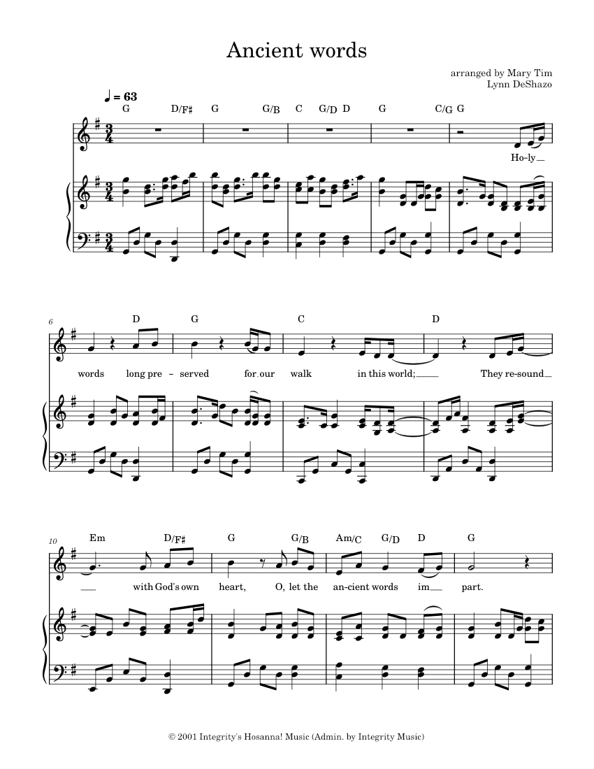 ancient words guitar tutorial