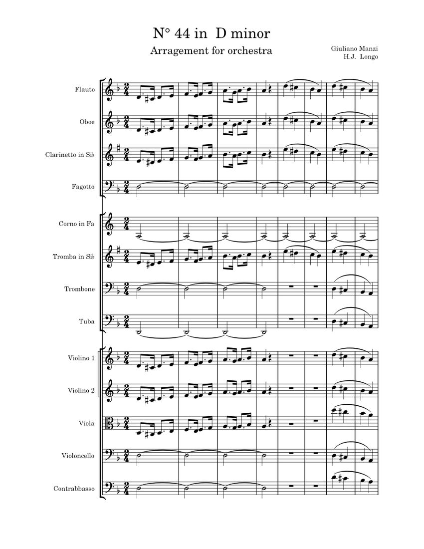 N°44, 60 solfeggi cantati – Giuliano Manzi Senza_titolo Sheet music for ...