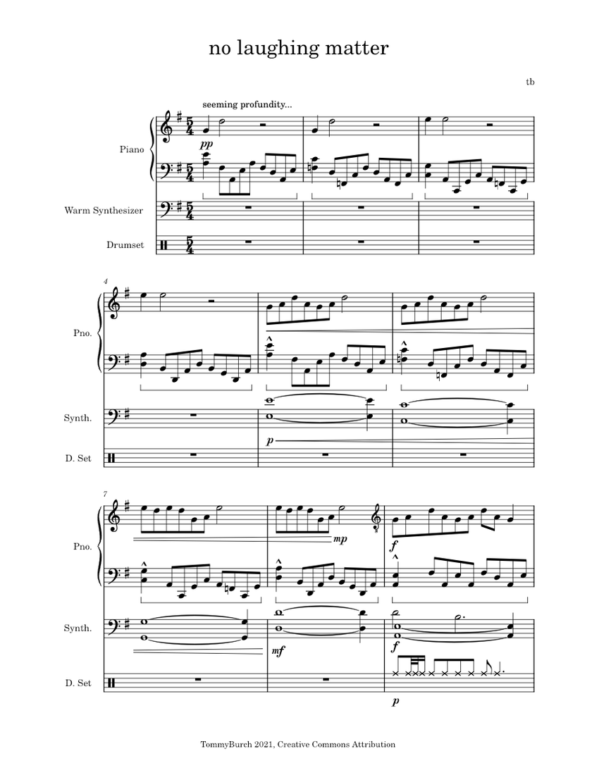 no laughing matter - piano tutorial