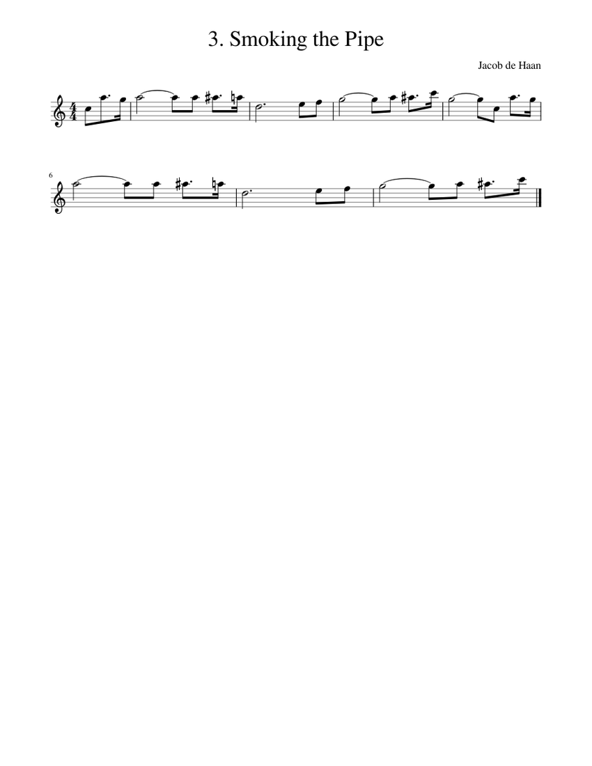 3 Smoking the Pipe Sheet music for Saxophone tenor (Solo) | Musescore.com