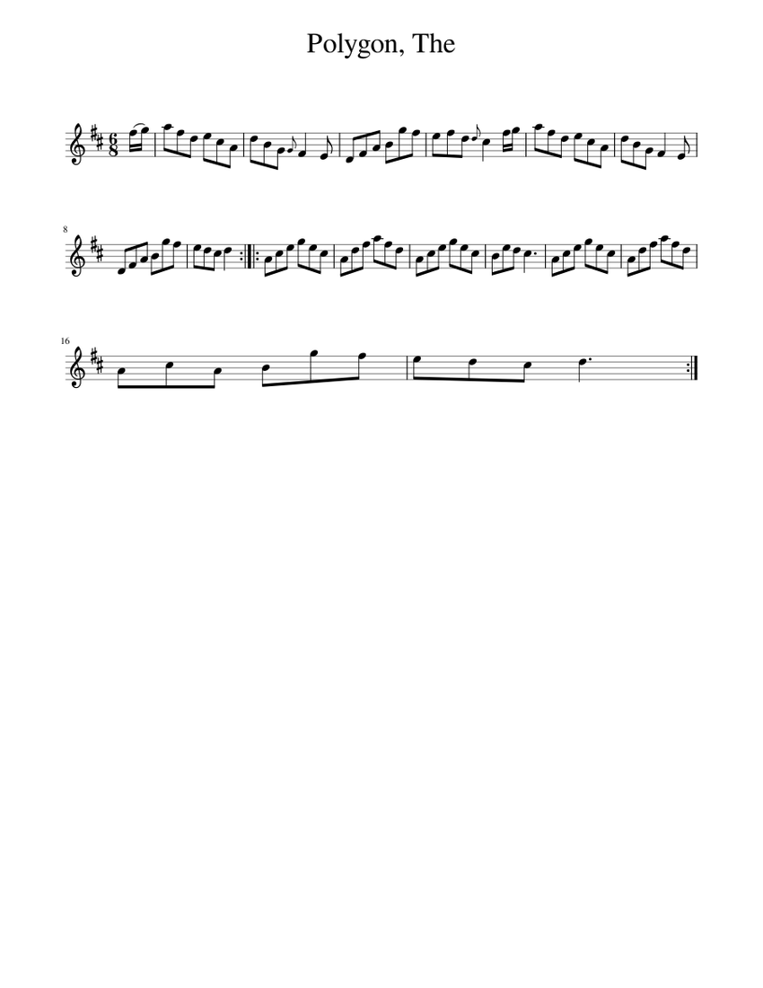 The Polygon Sheet music for Piano (Solo) Easy | Musescore.com