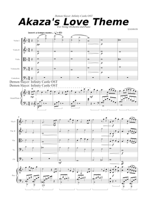 Akaza's Love Theme Sheet Music for Violin (Solo) | MuseScore.com