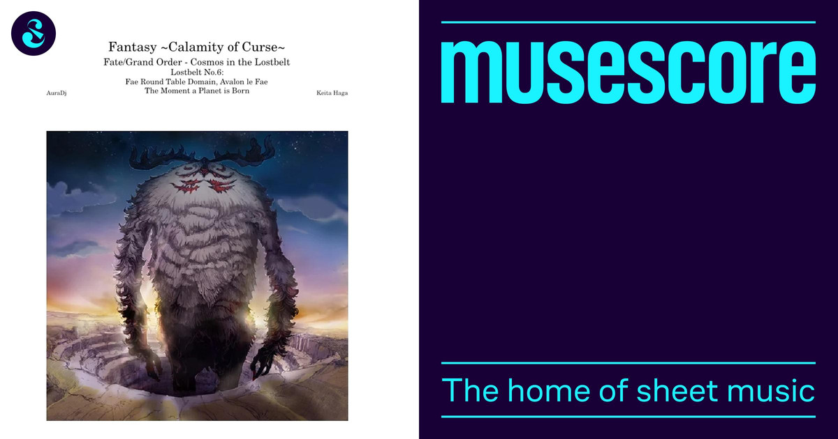 Fantasy ~Calamity of Curse~ - Fate/Grand Order Sheet music for Trombone ...