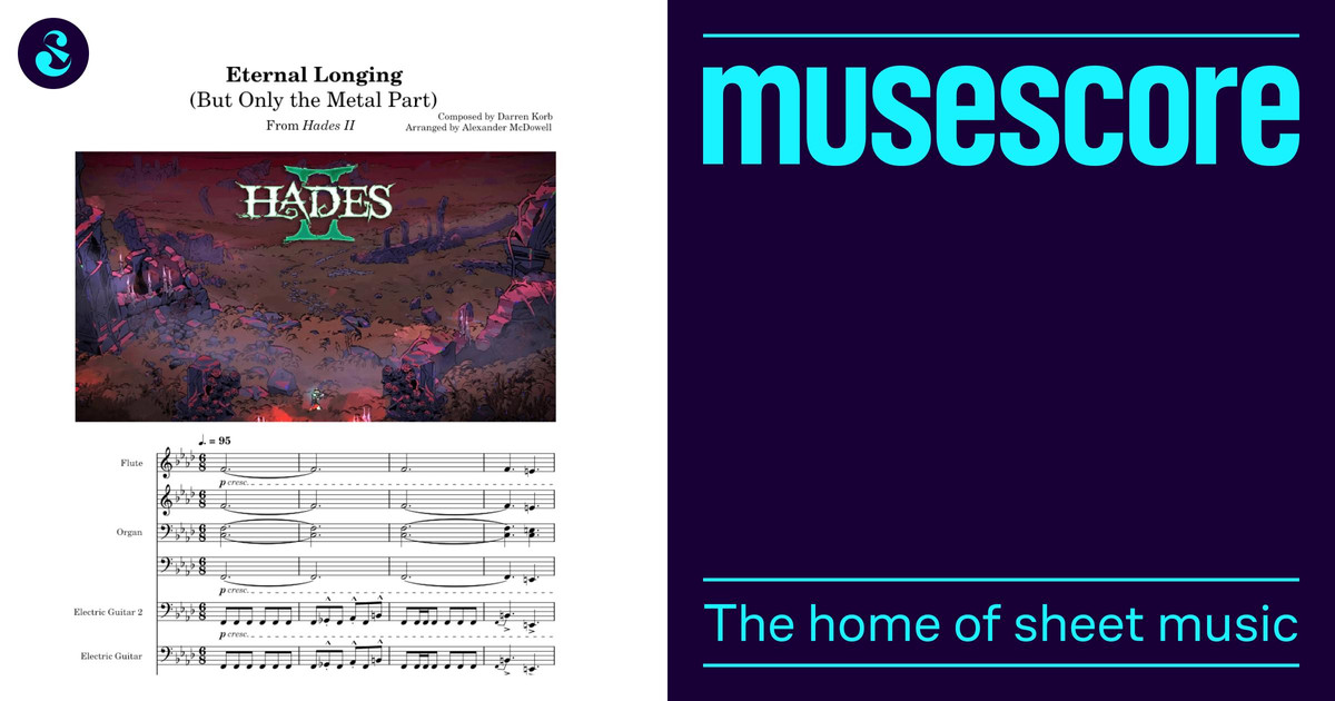 Eternal Longing - Darren Korb | Hades II OST Sheet music for Organ ...