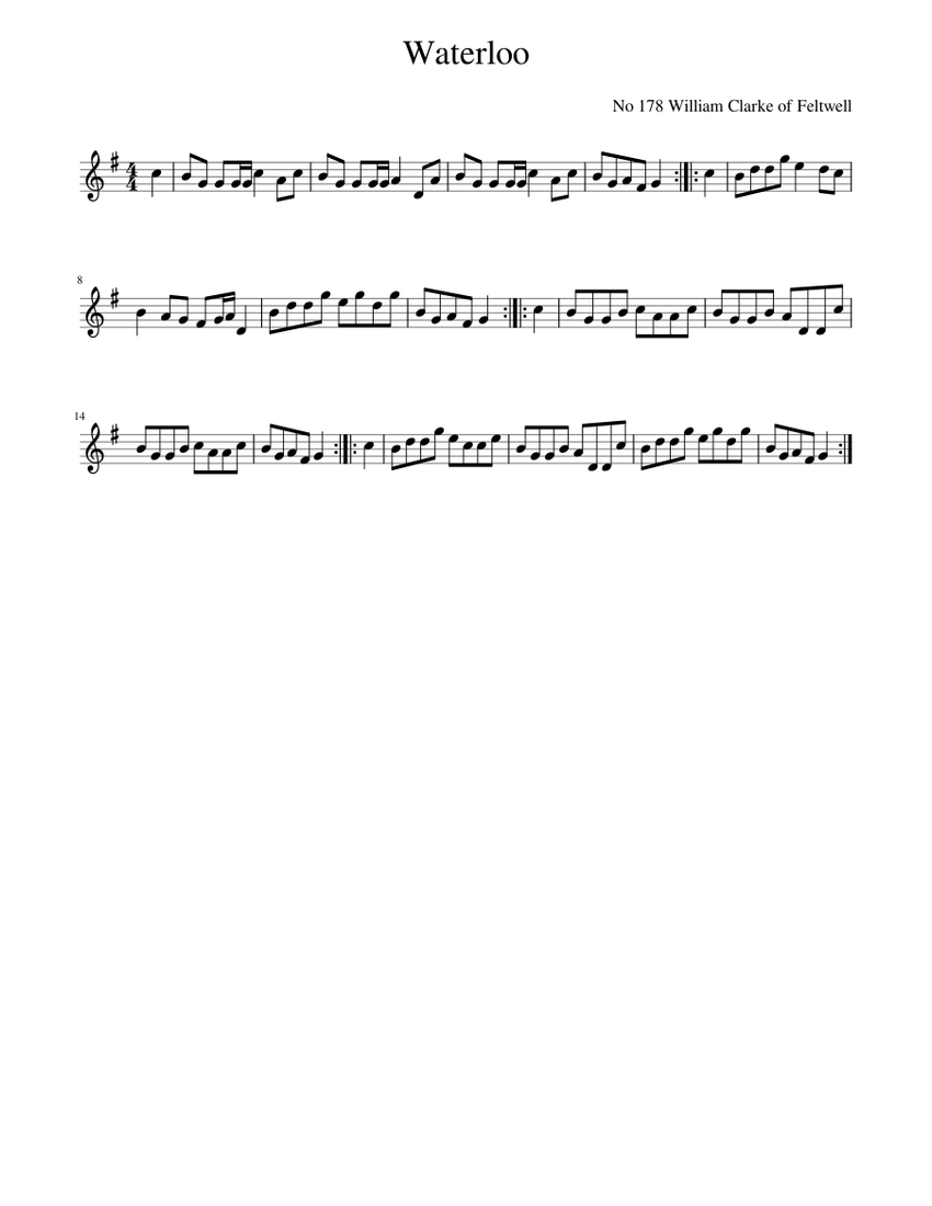 Waterloo Sheet music for Piano (Solo) Easy | Musescore.com