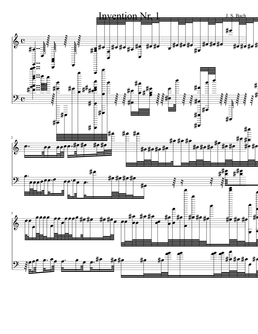 Beethoven Symphony No. 5 1st movement Piano solo Sheet Music for Piano ...