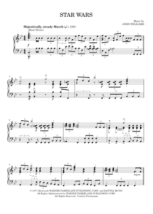 Play Official version of Star wars theme Sheet Music by John Williams ...