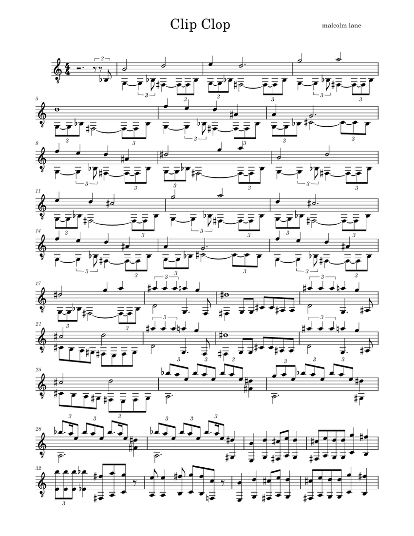 clap clip clop