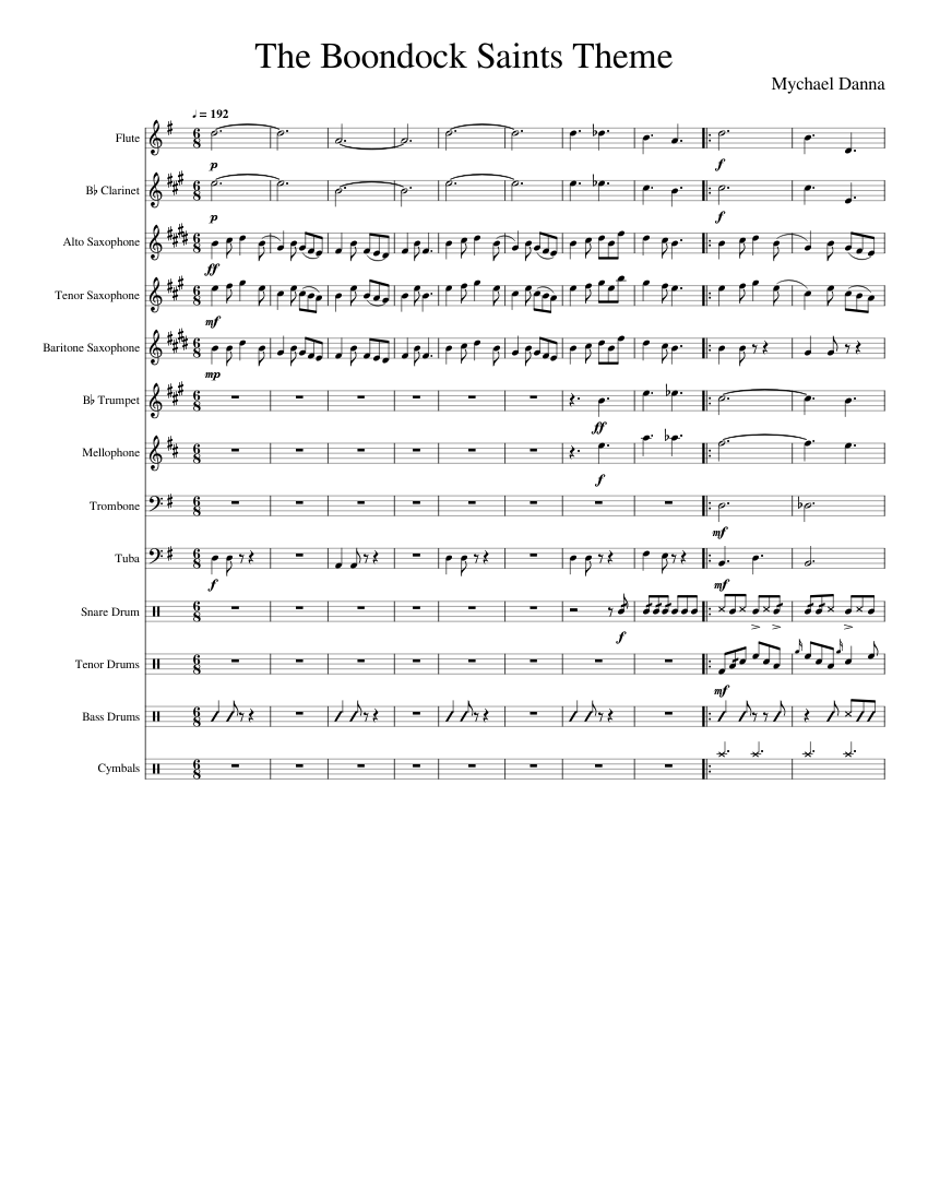 The_Boondock_Saints_Theme - piano tutorial