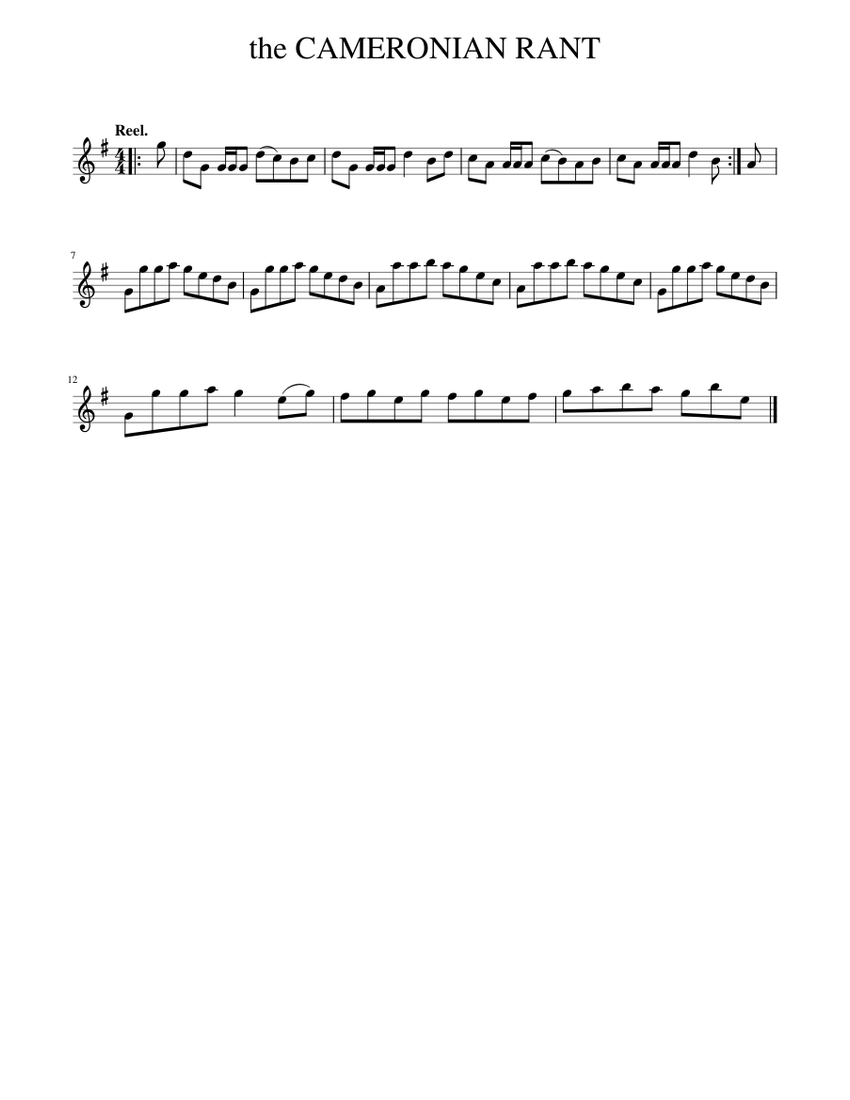 the CAMERONIAN RANT Sheet music for Piano (Solo) | Musescore.com