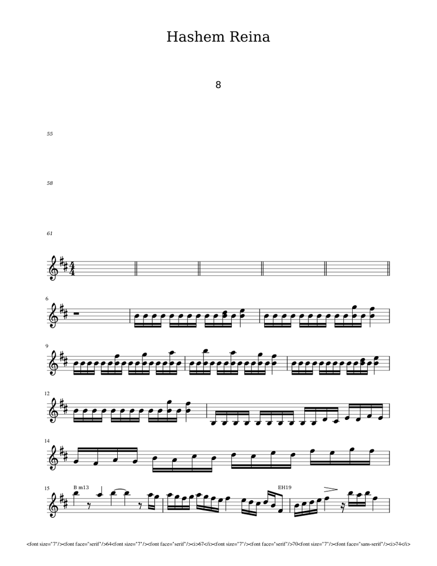 Documents tips hashem reina violinpdf Sheet Music for Vocals (Solo ...