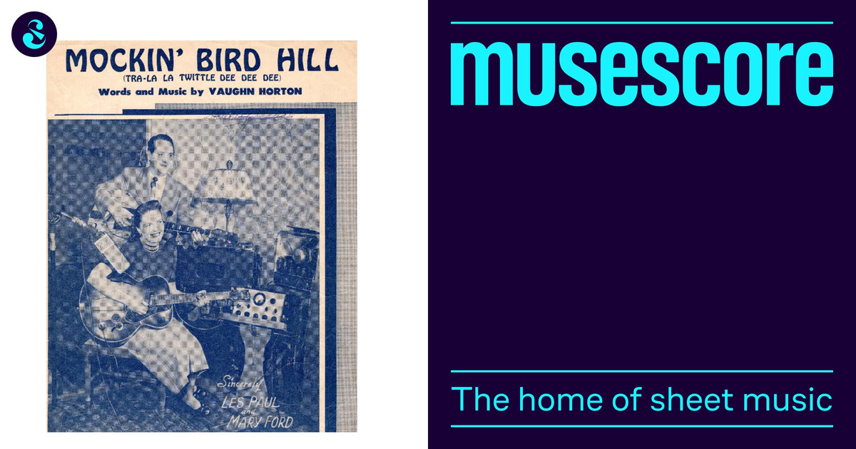 Mockin' Bird Hill - Vaughn Horton Sheet music for Piano, Voice (other ...