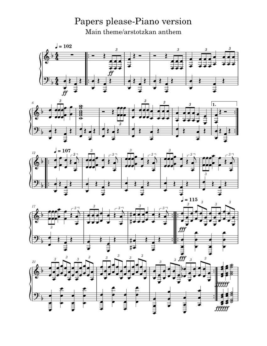 Papers please - arstotzkan anthem – Misc Computer Games Papers please ...