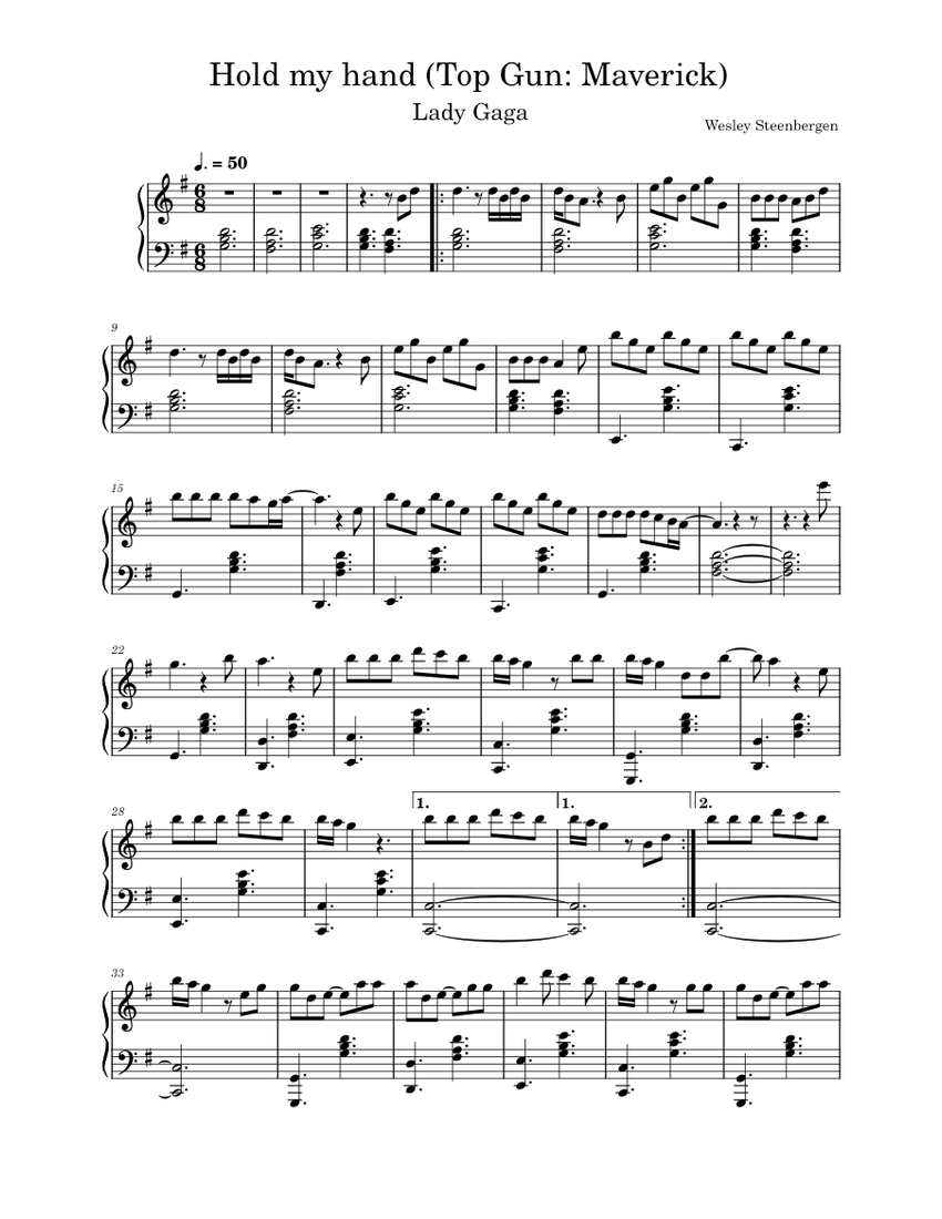 Hold My Hand Lady Gaga Sheet Music For Piano Solo Musescore hold-my-hand-lady-gaga-sheet-music-for-piano-solo-musescore