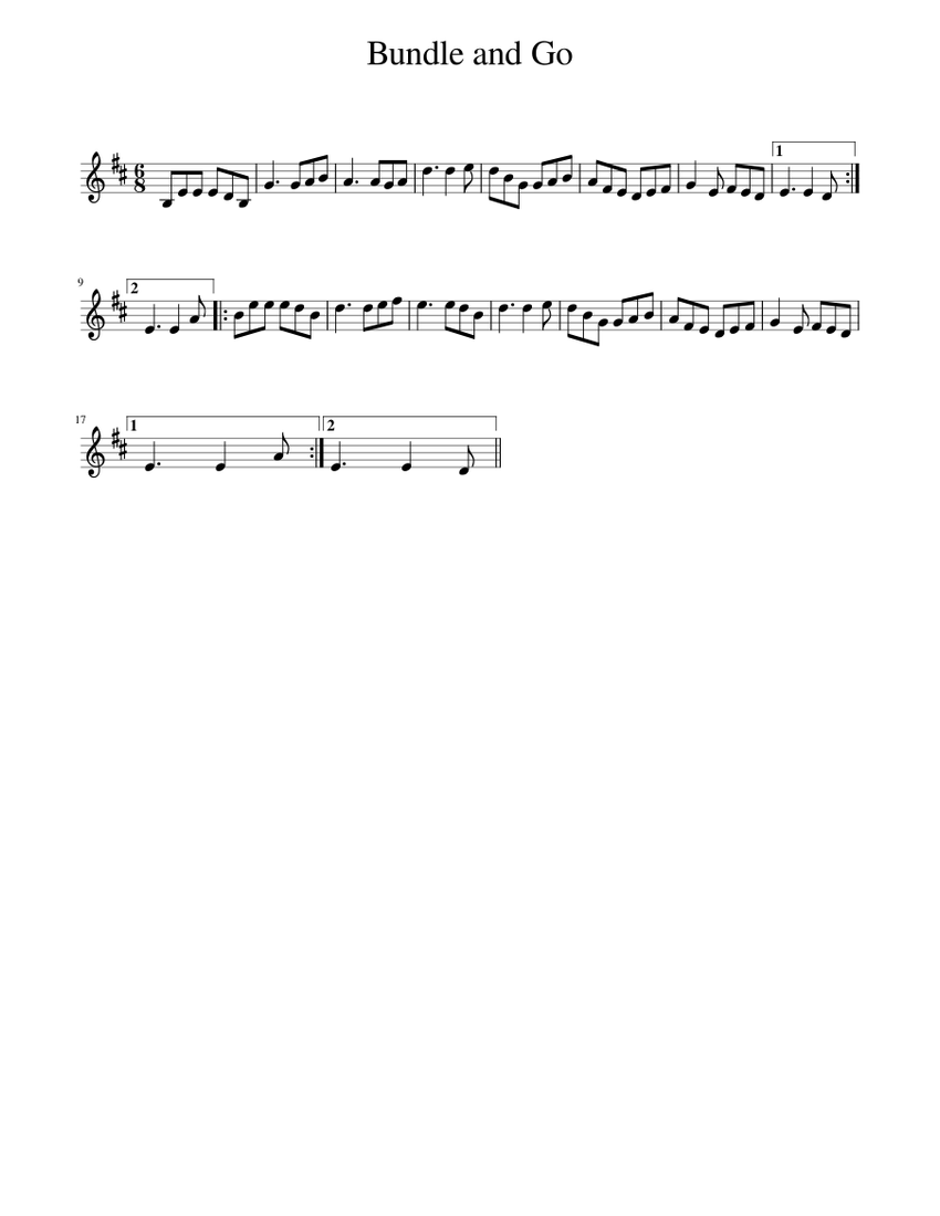 Bundle and Go Sheet music for Piano (Solo) Easy | Musescore.com