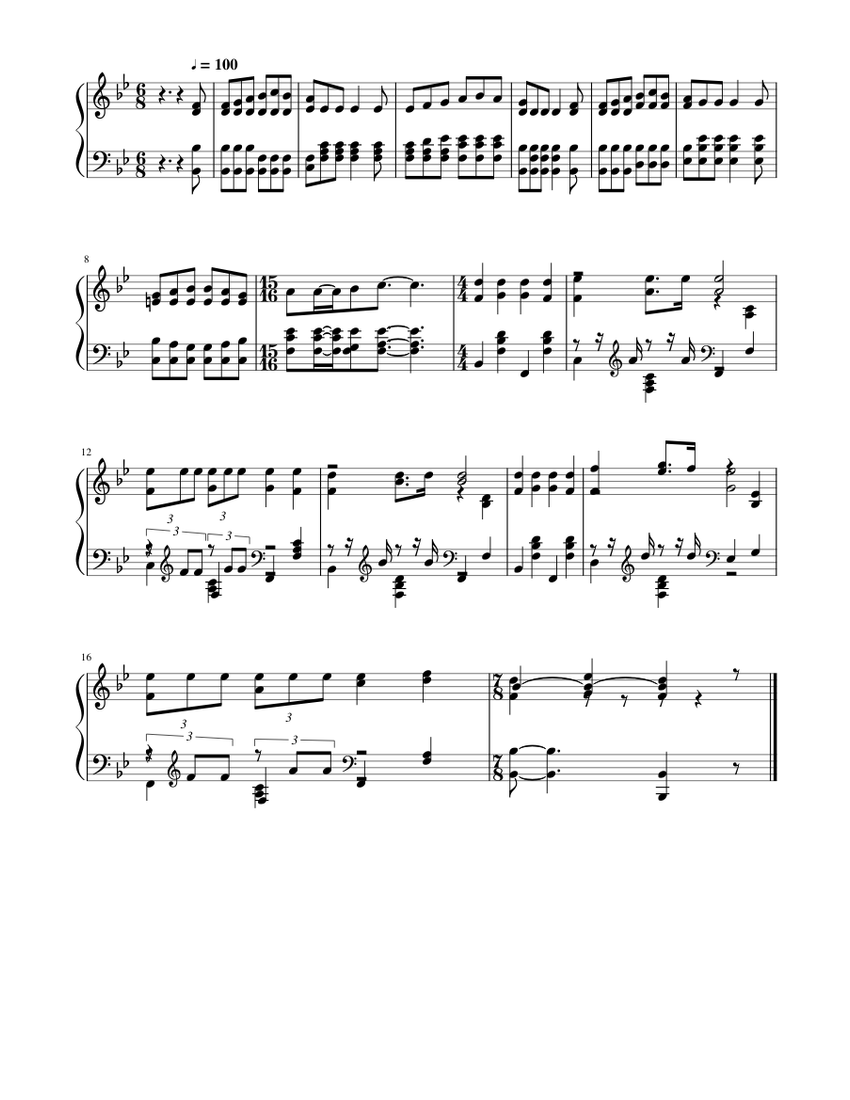 The bells in the steeple are chiming today - Howard E. Smith Sheet ...