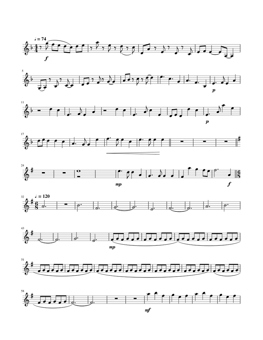 Remembrance and Reflection 1 Clarinet Sheet music for Voice (other ...